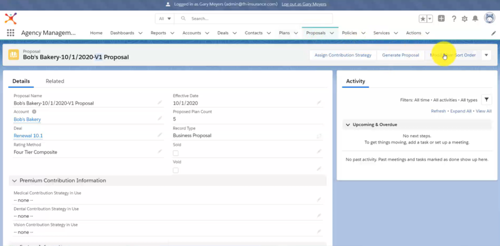 Workflow Process - Present | Brilliantly Bundled Insurance Agency Software